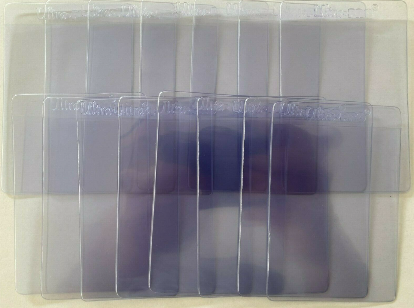 200 x Graded Card Submission Semi Rigid 1/2" Lip Tall Sleeves 200ct ...