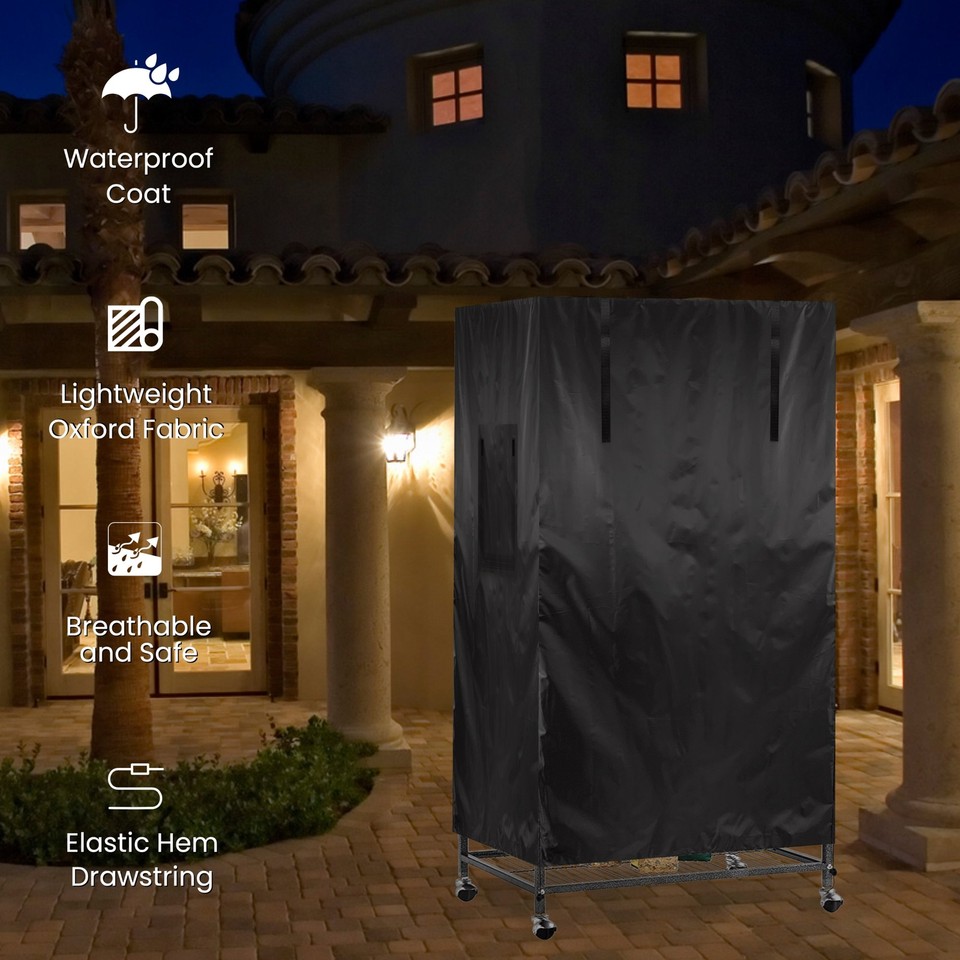 Large Bird Cage Cover Waterproof Parrot Cage Seed Catcher 51" x 38" x ...