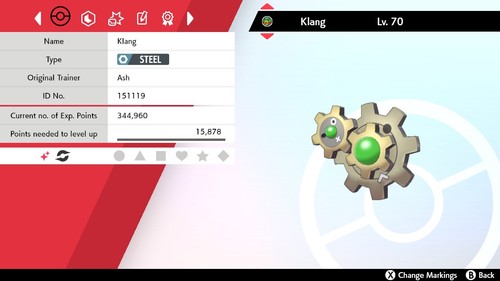 Pokemon Sword & Shield Shiny Klang 6IV Max EVs 45496424756 | eBay