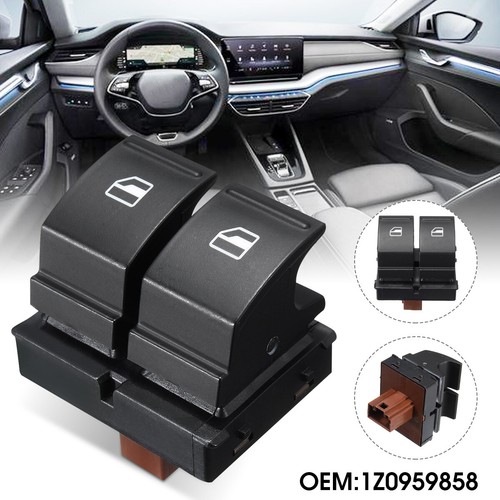 Driver Side Electric Window Switch Button 1Z0959858 For Skoda Fabia Mk2 ...