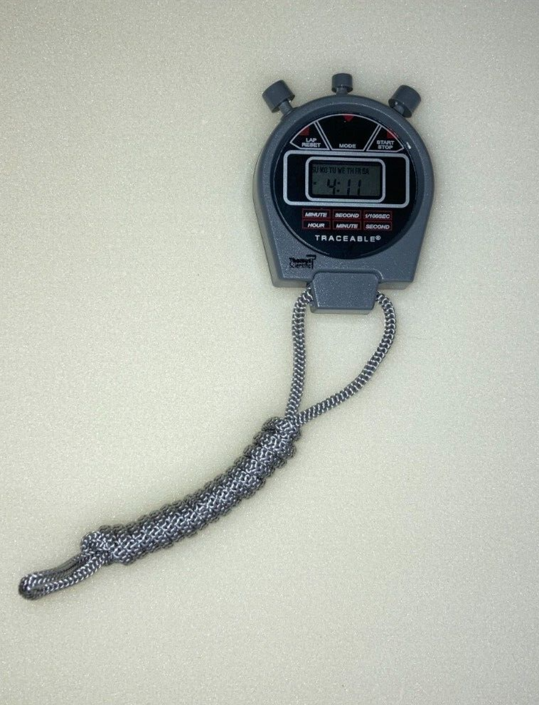Thomas Scientific 8788T34 Traceable 1043 Three Button Lab Stopwatch | eBay