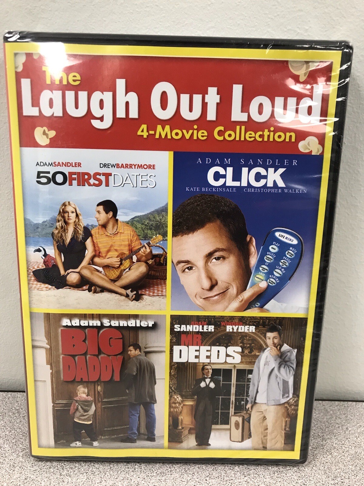 Mr. Deeds, Big Daddy, 50 First Dates, Click DVD Adam Sandler 4-Film Set ...