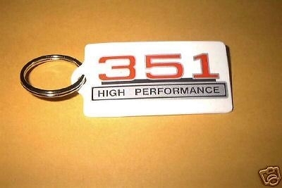FORD 351 HIGH PERFORMANCE 351HP 351W 351C FENDER EMBLEM LOGO KEYCHAIN ...