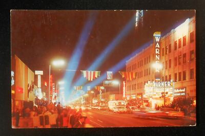 1961 Back Street Movie Premier Night Warner Hollywood Theatre Bus ...