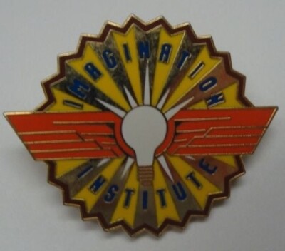 OLD Disney Pin Journey into Imagination Institute Logo Figment Building ...