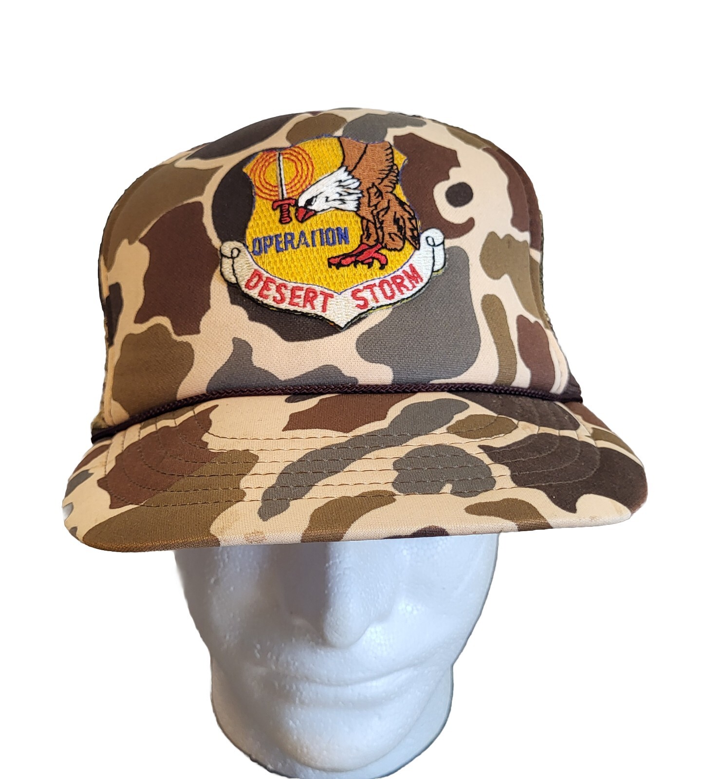 Vintage Headmost Operation Desert Storm Camo Trucker … - Gem