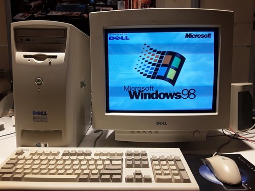 Complete Pentium 2 Dell Dimension L433c system retro vintage Windows 98 DOS CRT | eBay