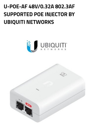 #Q) 48V Ubiquiti UniFi UPOE af Switching Gigabit PoE Injector GP-V480 ...