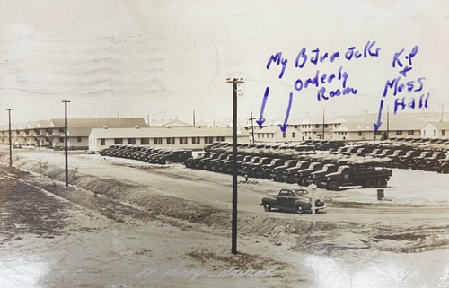 Barracks and Mess Hall in Fort Riley, Kansas, 1943 | eBay
