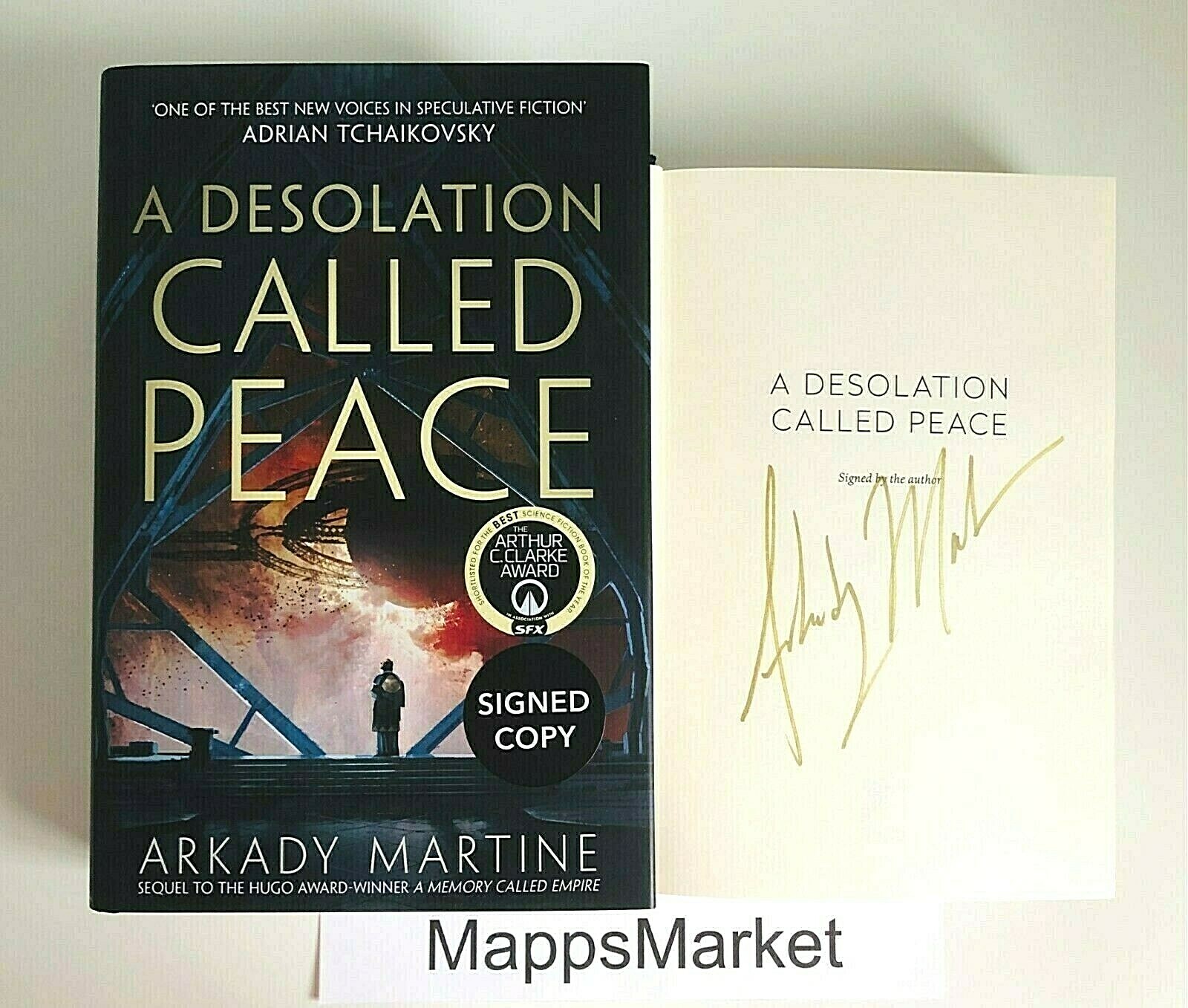 Arkady Martine SIGNED A Desolation Called Peace UK 1st Edition/1st ...