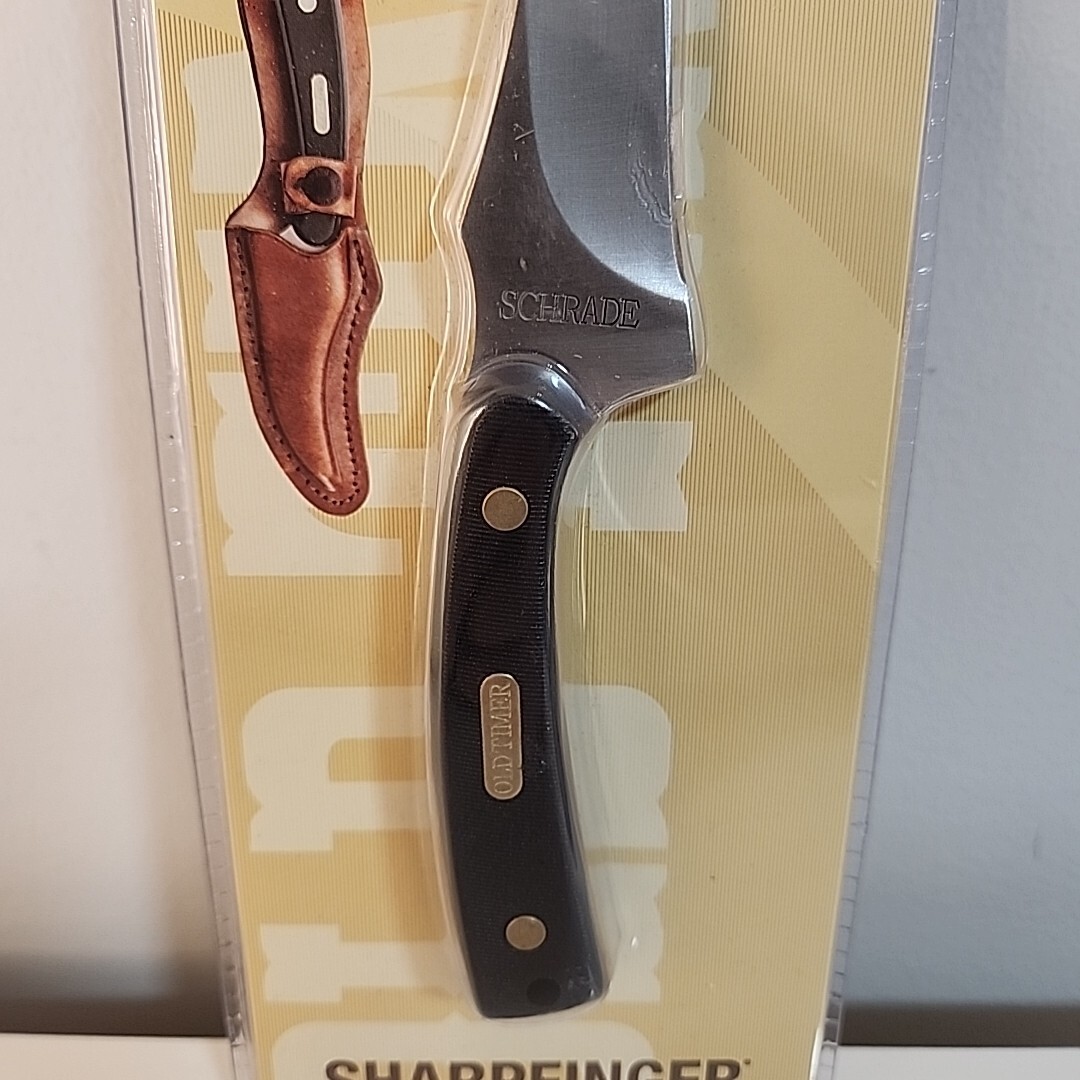 SCHRADE 152OTCP OLD TIMER Sharpfinger full tang fixed blade knife 7" overall NEW | eBay