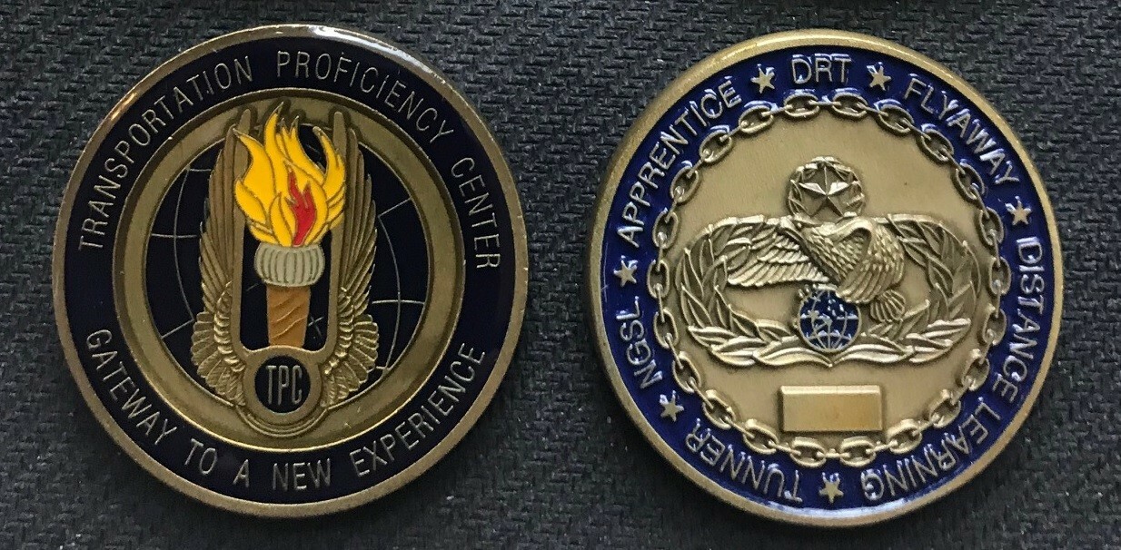 Air Force Transportation Proficiency Center(TPC) Coin | eBay