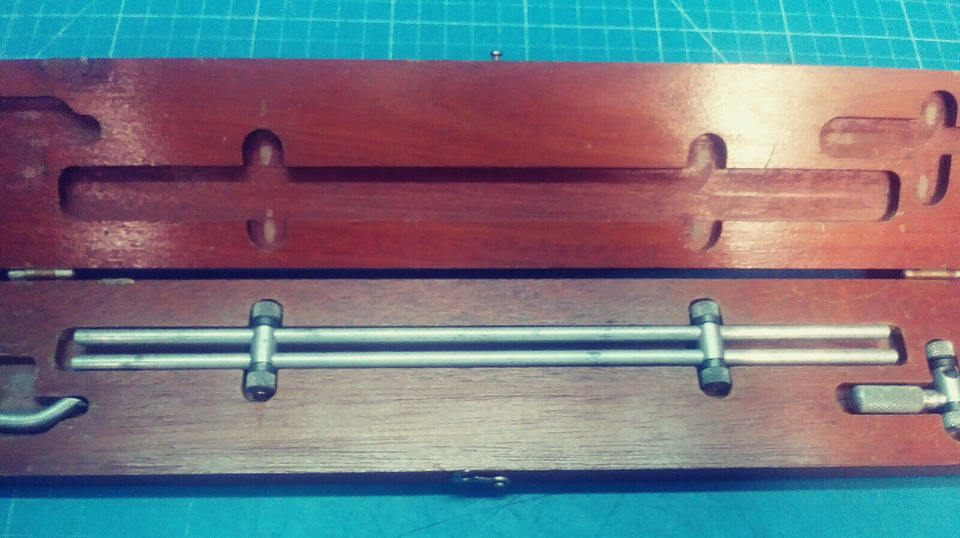 Spaulding Moss Trammel Kit in Mahogany Box | eBay