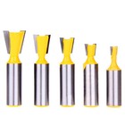 5pcs/set 1/2 inch shank Dovetail Router Bit Cutter wood working tool | eBay