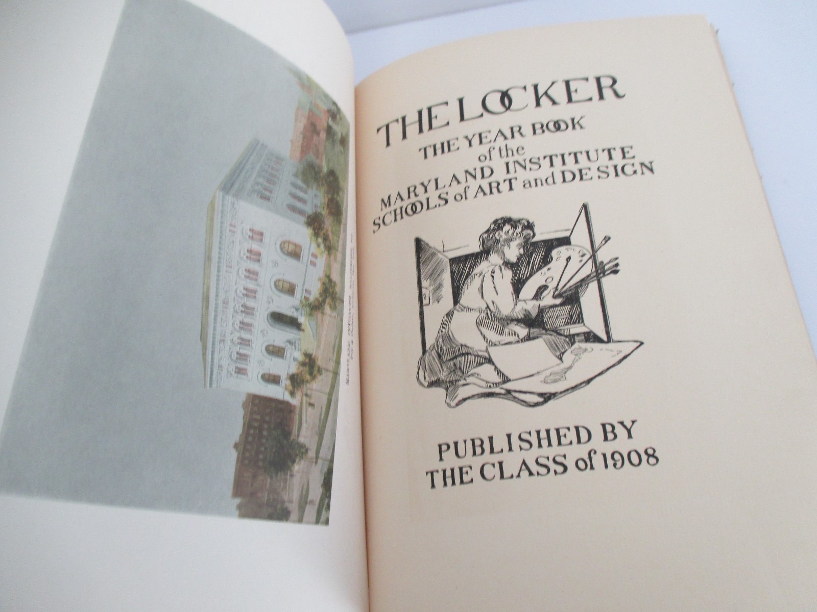 1908 THE LOCKER Maryland Institute Schools of Art & Design Yearbook | eBay