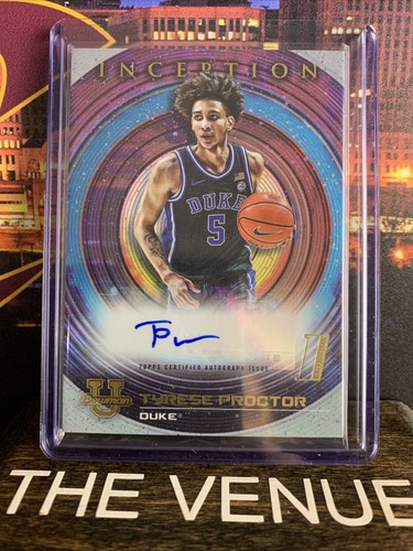 2022-23 Bowman Inception University - AUTO Autograph #BIA-TP Tyrese ...
