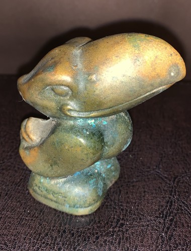 KU USA SOLID BRONZE JAYHAWK BIRD KANSAS UNIVERSITY PAPERWEIGHT | eBay