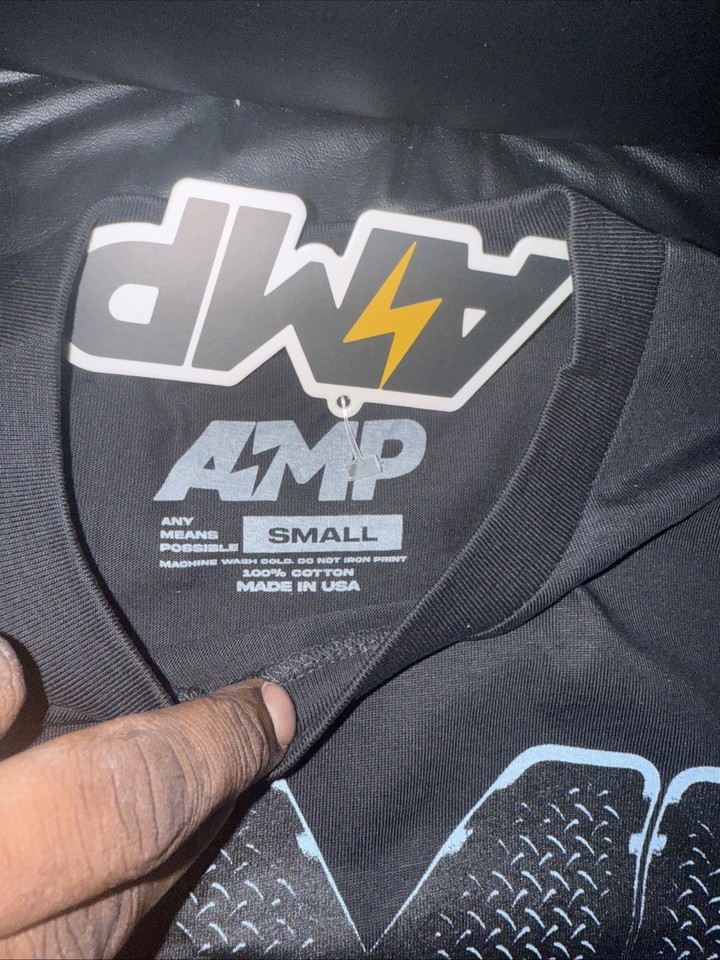 AMP Men's T-Shirt Size Small BRAND NEW WITH TAGS *Streamer Kai Cenat ...