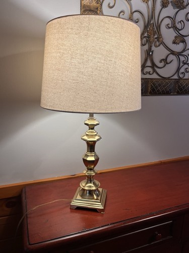 Stunning Vintage Berman Cast Brass Regency Table Lamp | eBay