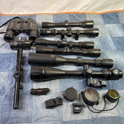 LOT OF 8 Rifle Scopes Used Simmons, Bushnell, And Tasco | eBay