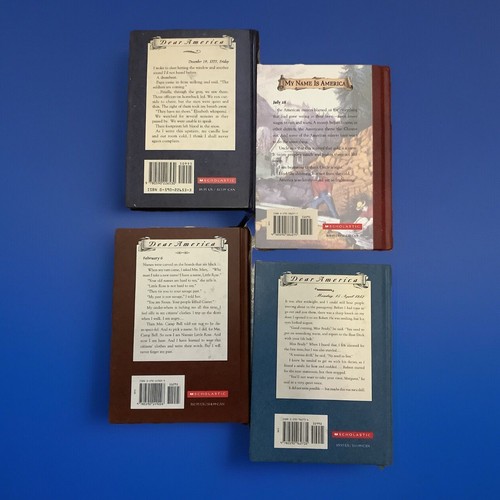 DEAR AMERICA Series Scholastic Lot of 4 - Historical Fiction Diaries ...