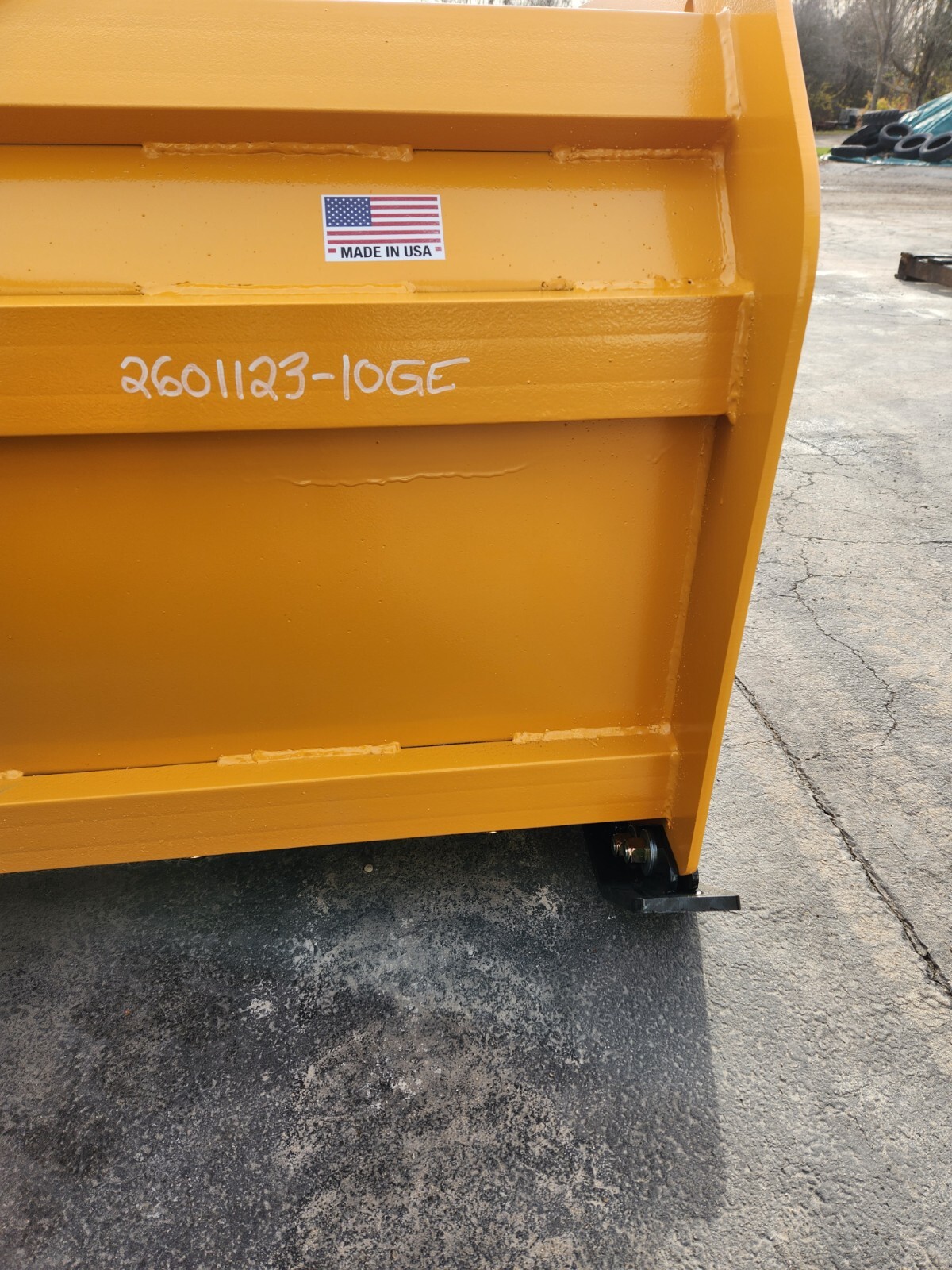 10' x 36" Global Euro Tractor Snow Pusher Box Plow HD Loader Quick ...