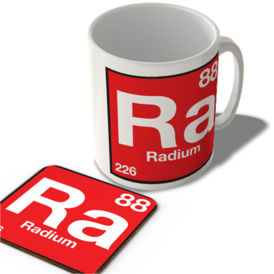 (88) Radium - Ra - Periodic Table Mug and Coaster Set | eBay