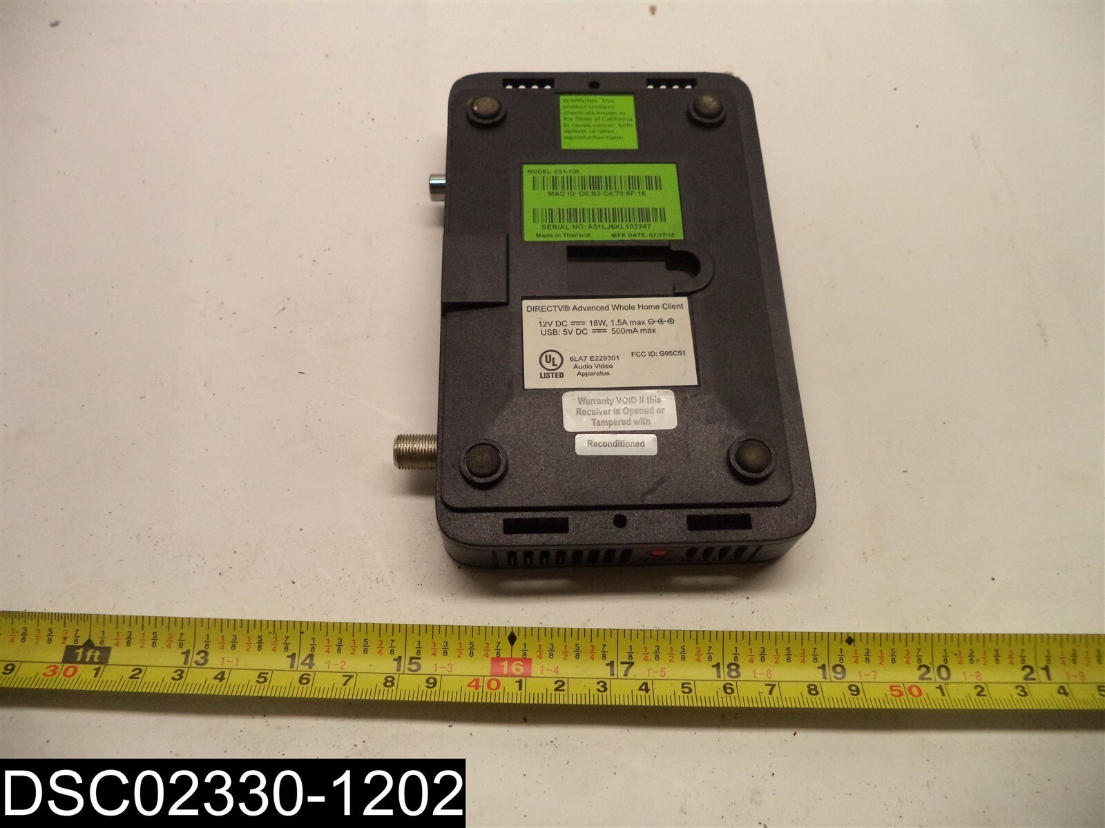 Used: C51-100 DirecTV Genie Mini R Reciever NO CORDS | eBay