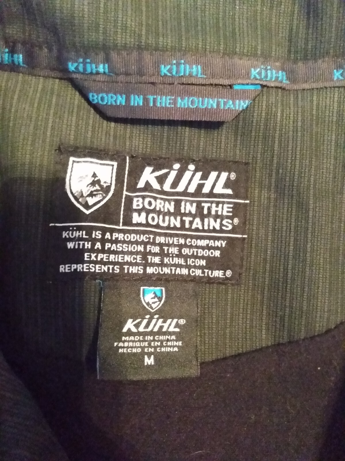 Kuhl Born In The Mountains Vintage Patina Dye Medium Gray Jacket | eBay