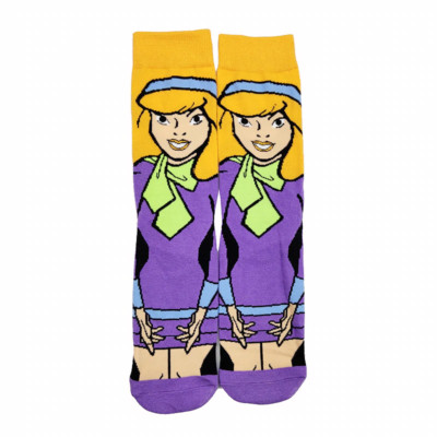 Daphne Blake SCOOBY DOO 360 CHARACTER CREW SOCK | eBay