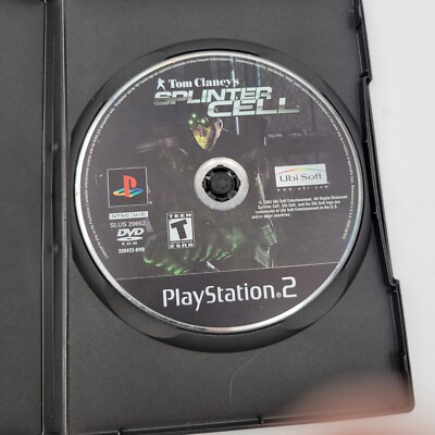 Tom Clancy's Splinter Cell PS2 PlayStation 2 Video Game Disc Only ...