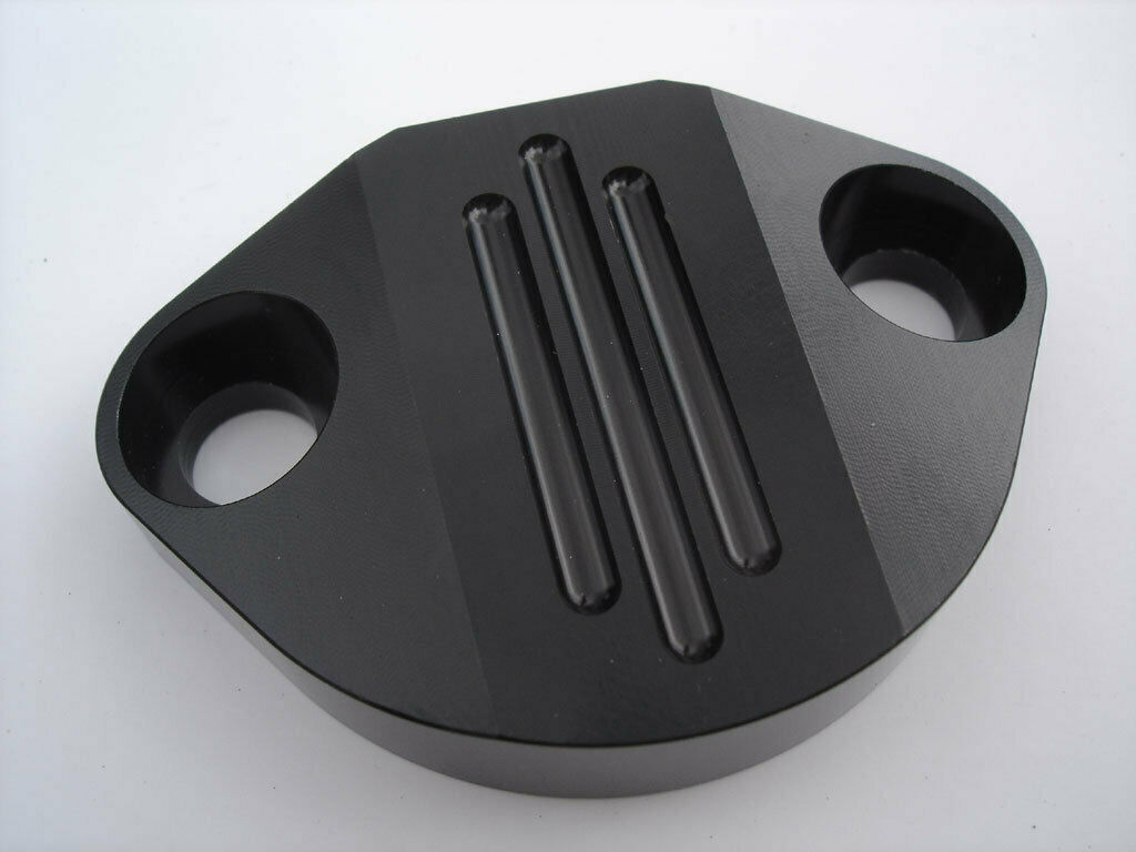 VW TYPE 1 3 AS41 ENGINE CASE BILLET BLACK FUEL DELETE PUMP BLOCK OFF ...