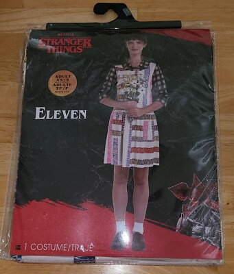 Stranger Things Deluxe Eleven Adult Costume Xtra Small/Small (Up to ...