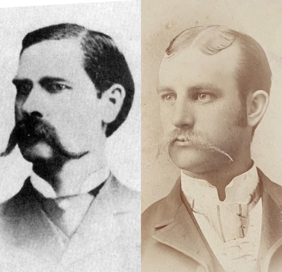 1890s Wyatt Earp Cabinet Card Taber San Francisco Old West Cowboy ...