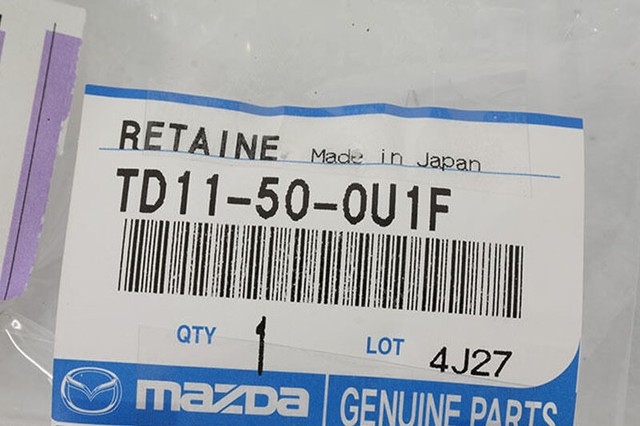 Mazda OEM TD11500U1F Front Bumper & Grille-retaining Bracket for sale ...