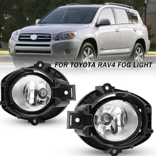 For 2006-2008 Toyota RAV4 Fog Light Pair Bumper Driving Lamp + Wire ...