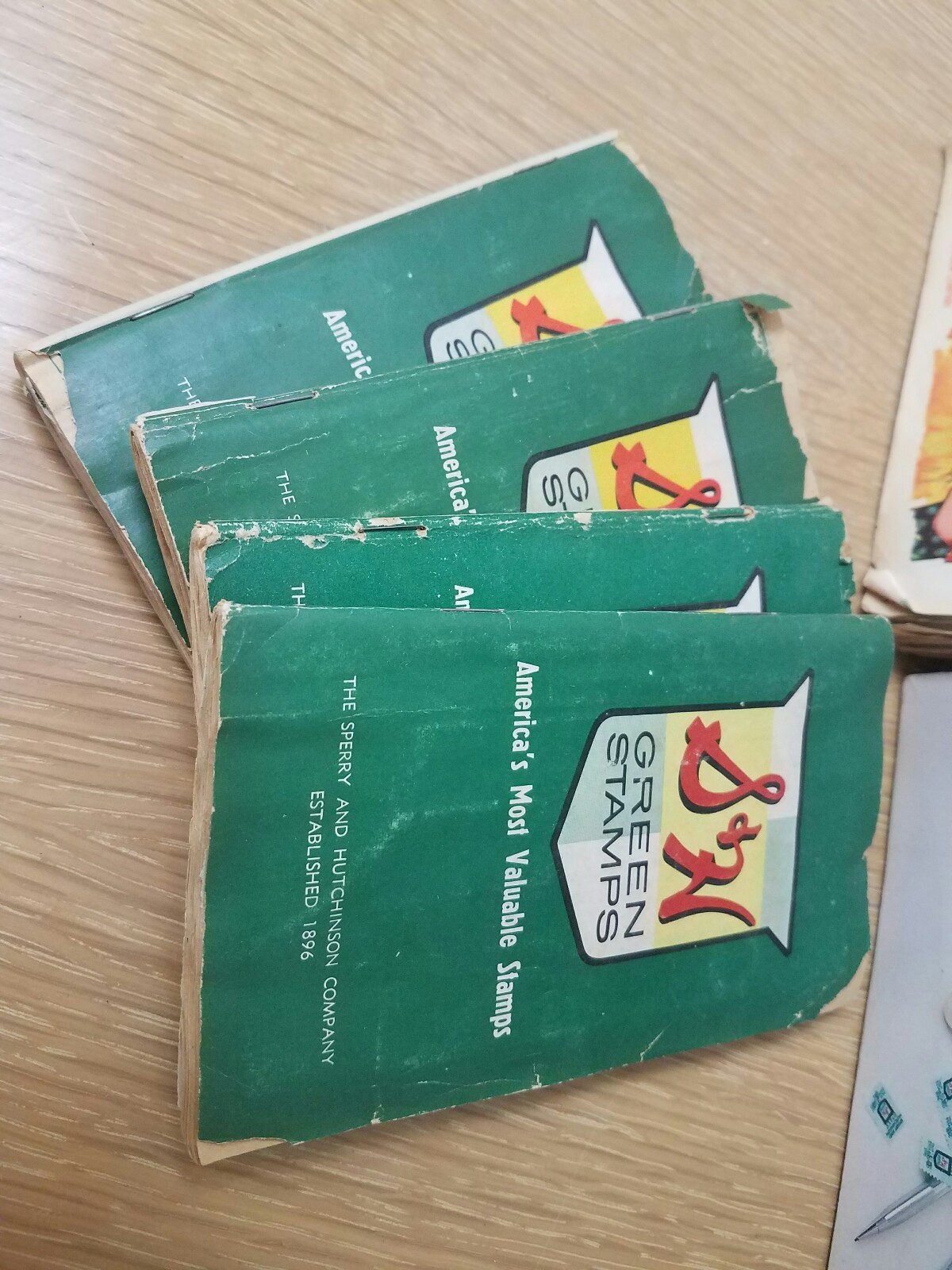 Lot Of 9 S&H Green Stamps Books Pads Full plus S&H Idea Book Catalog | eBay