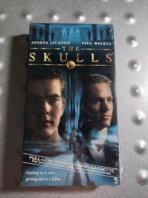 The Skulls (2000) VHS RARE Promo Screener Copy 96898478137| eBay