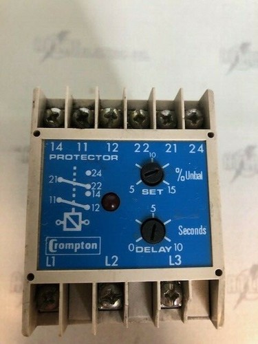 CROMPTON 252-PSFU Phase Monitor 252-PSFU 208V Input 5-15% Unbalance 0 ...