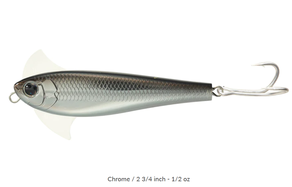 Shimano Waxwing Chrome 25g 88mm Saltwater Sub-Surface Lure | eBay