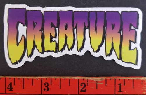 Creature Monster Skateboard Sticker Card | eBay