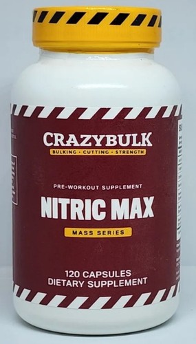 CrazyBulk NITRIC MAX Dietary Supplement 120 Capsules New Exp: 07/25 | eBay