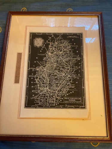 RARE Antique Map , W Pinnock , 1832 , Nottinghamshire, England | eBay