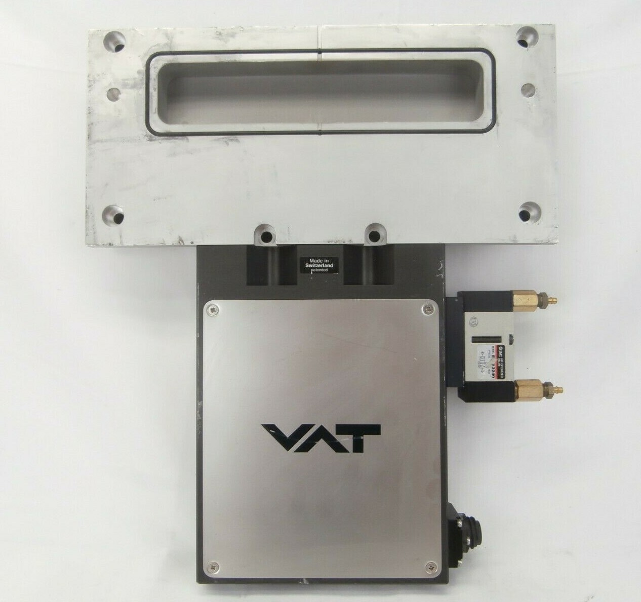 VAT MONOVAT Aluminum Wafer Transfer Valve 02010-BA44 02110-BA44 Large ...