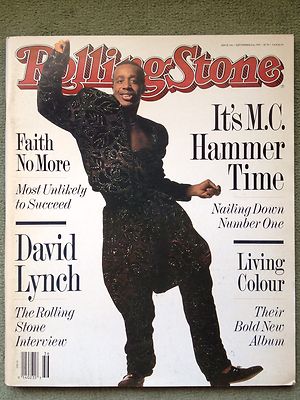 Rolling Stone Magazine 1990 September - MC Hammer Time, David Lynch | eBay