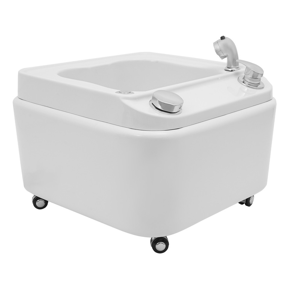 Portable Foot Spa Tub Foot Bath with Colorful Lamp Acrylic Massage Foot ...