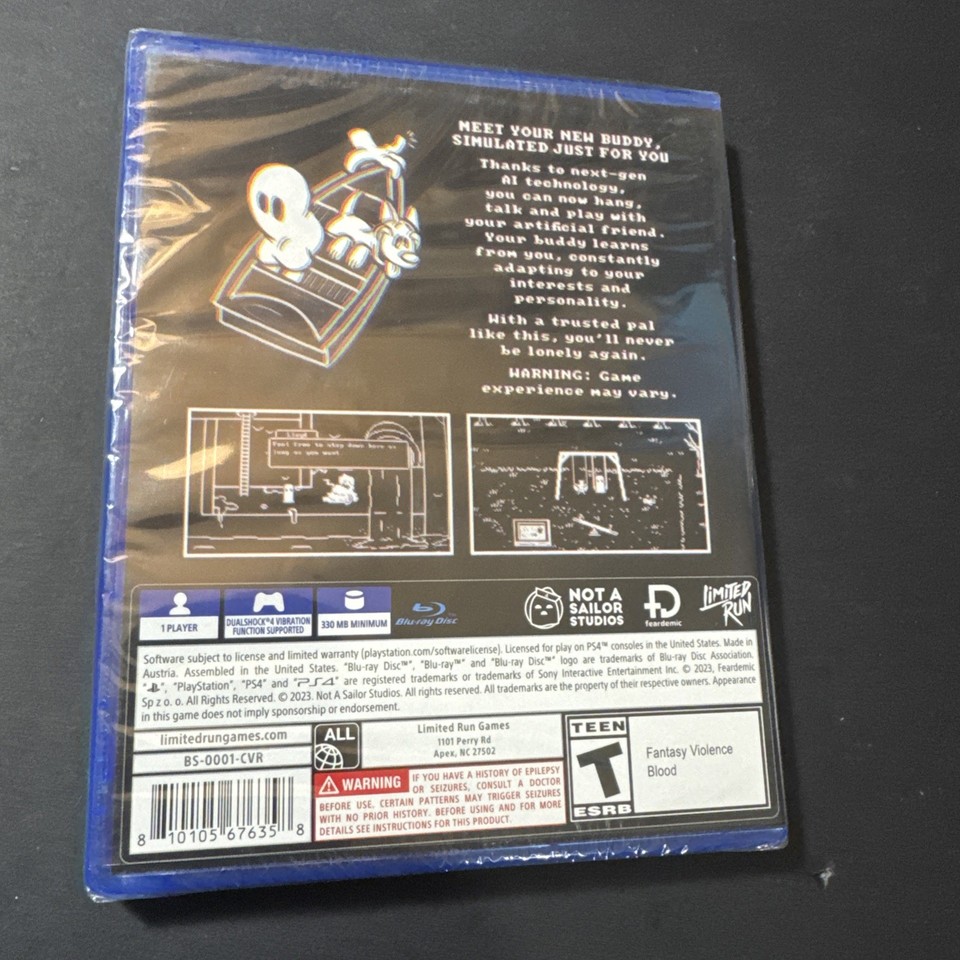 Buddy Simulator 1984 Limited Run Games PS4 Playstation 4 Brand New ...