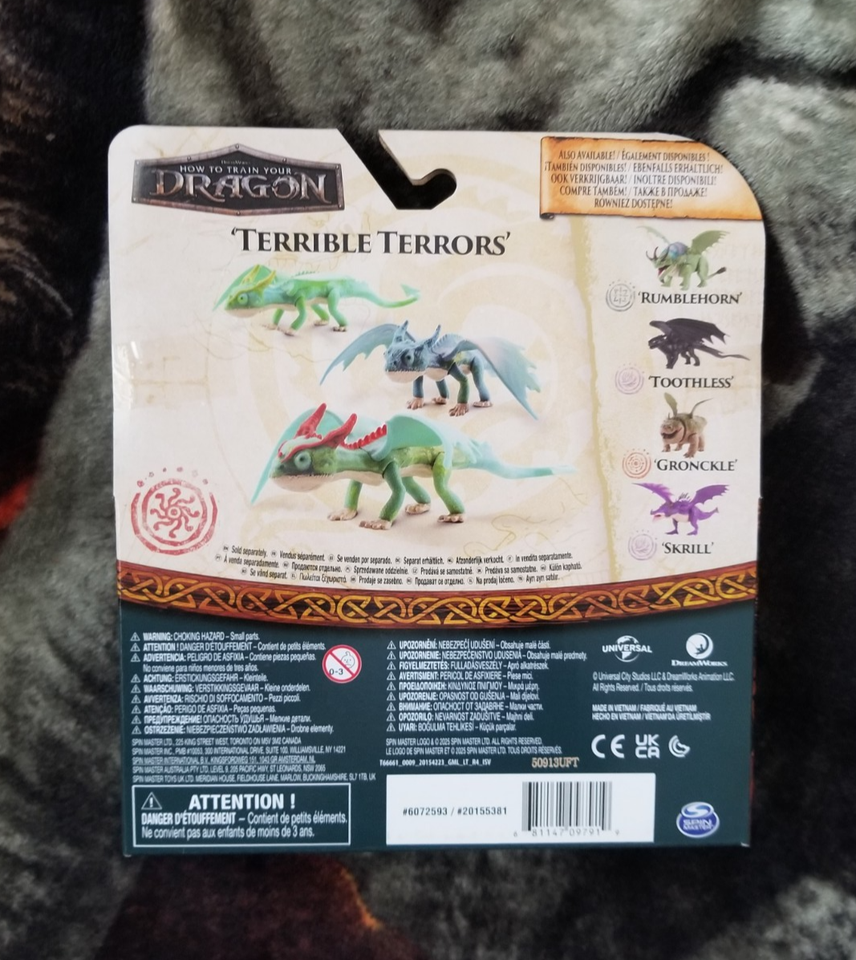 2025 How to Train Your Dragon live action Terrible Terrors figures | eBay