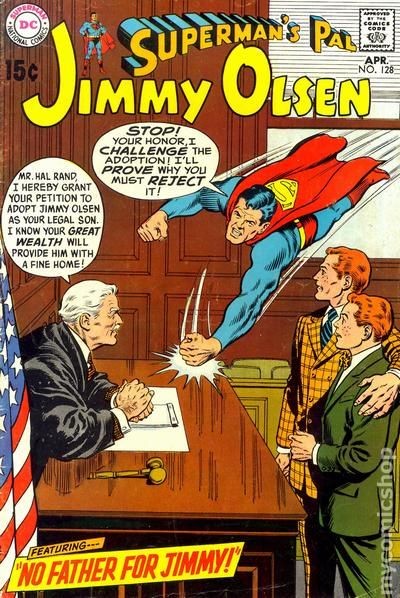Superman's Pal Jimmy Olsen #128 FN- 5.5 1970 Stock Image Low Grade ...