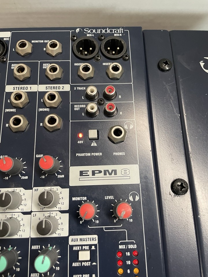 Soundcraft EPM8 8-Channel Multi-Format Mixer | eBay